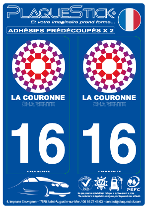 16 -La Couronne – PlaqueStick