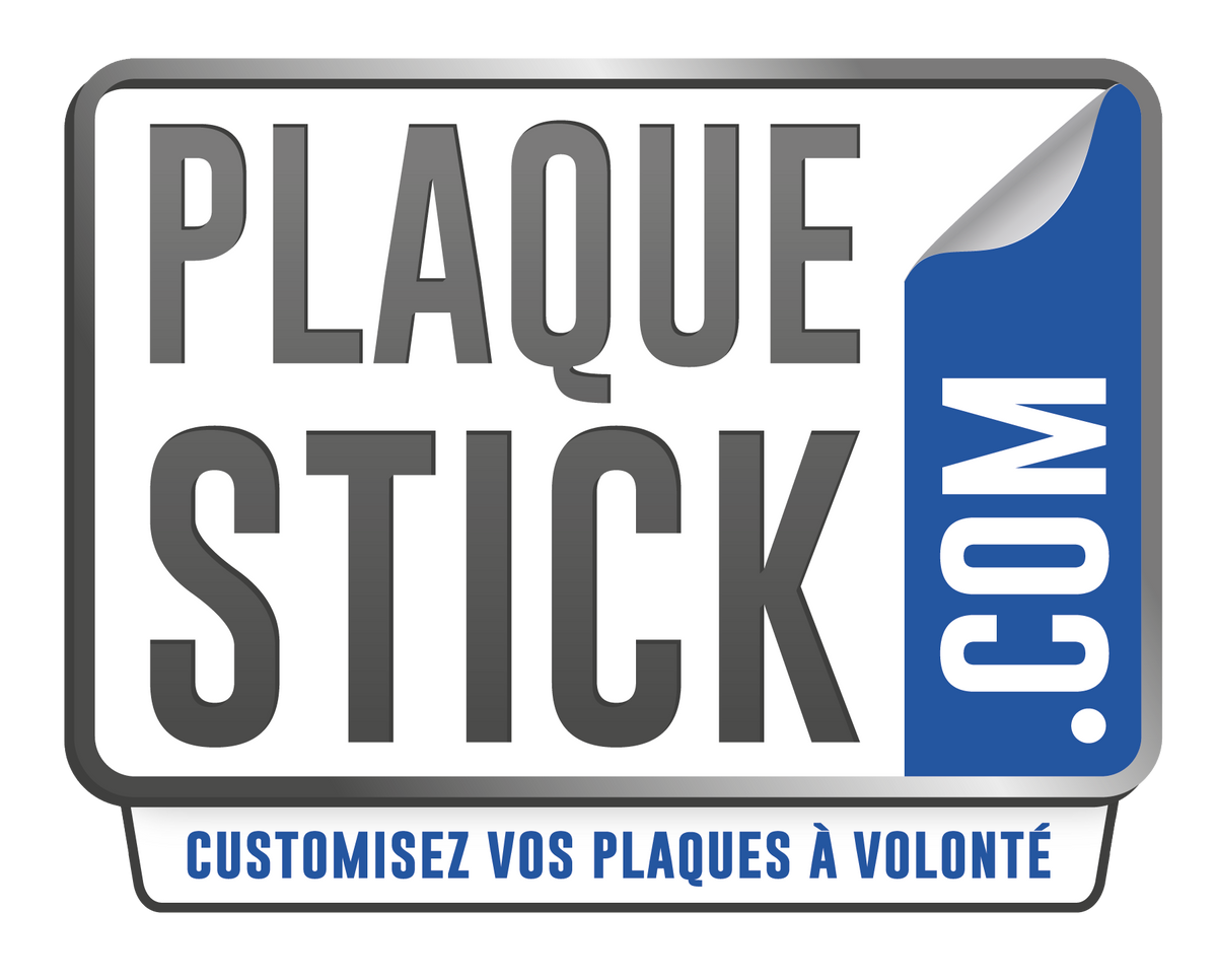 Autocollant - Customisez vos plaques d immatriculation – PlaqueStick